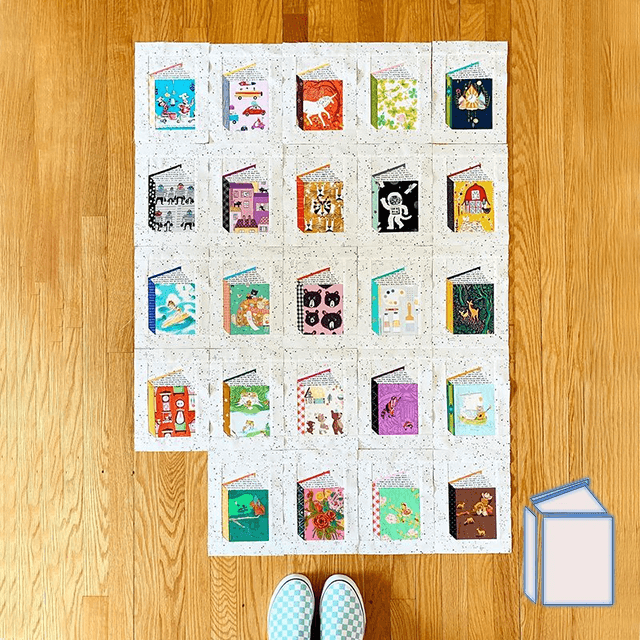DIY Tale Books Quilt Template Set-With Instructions
