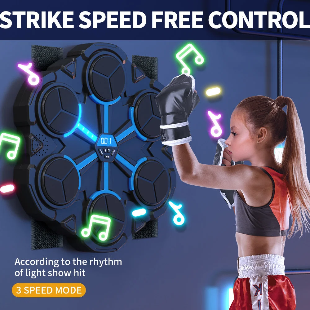 Saker® Music Boxing Training Workout Machine – Interactive Punching Game for Kids Ages 6 and Up ...