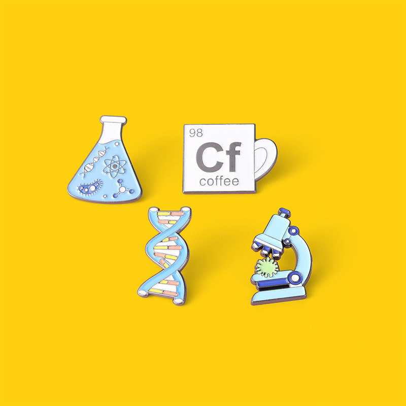 Chemistry enamel pin