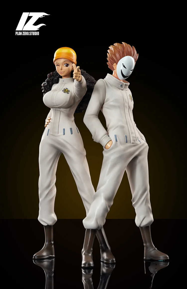 PRE-ORDER PLAN ZERO Studio - One Piece POP Sitting Law Group #2 Ikkaku ...