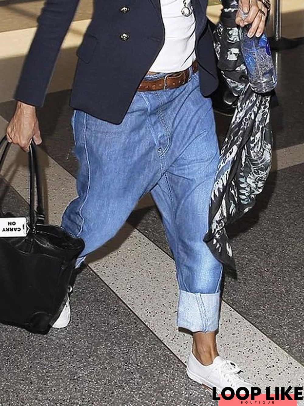 Cozy Plus Size Denim Jeans Jeans