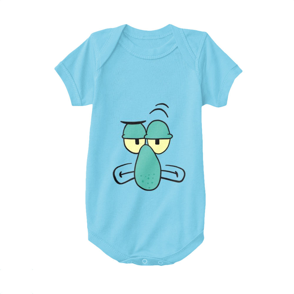Grumpy Squidward Tentacles, SpongeBob SquarePants Baby Onesie