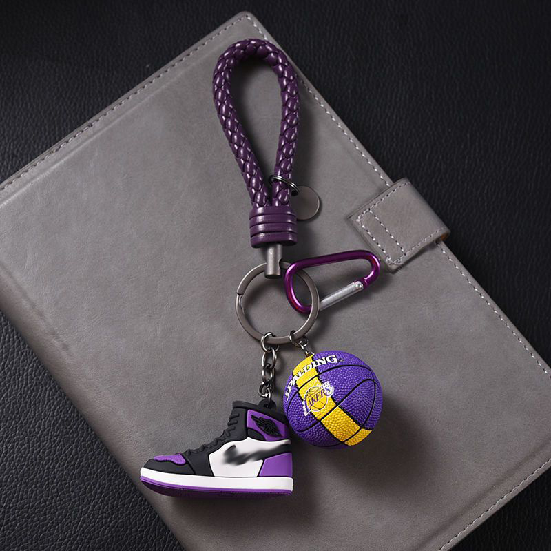 Mini Basketball Shoes Keychain