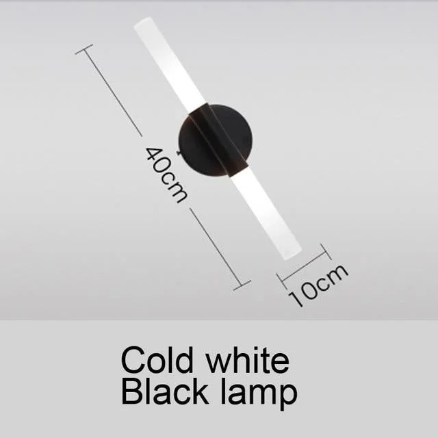 Modern metal tube pipe up down LED wall lamp light sconce Bedroom foyer ...