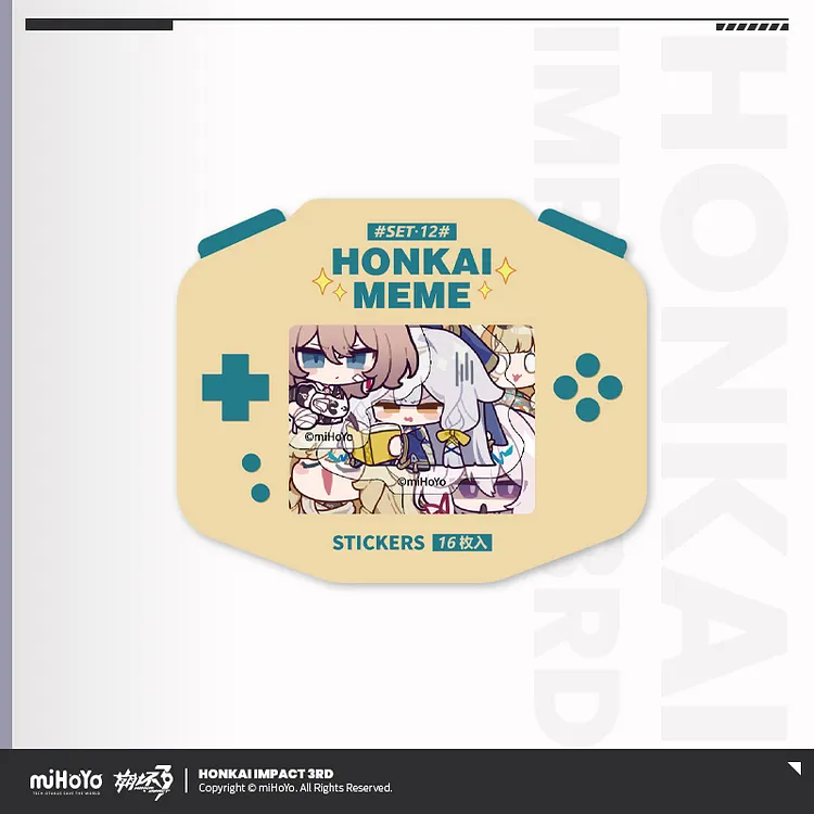 Honkai Impact 3rd MEME Emoji Sticker Set [Original Honkai Impact 3rd ...