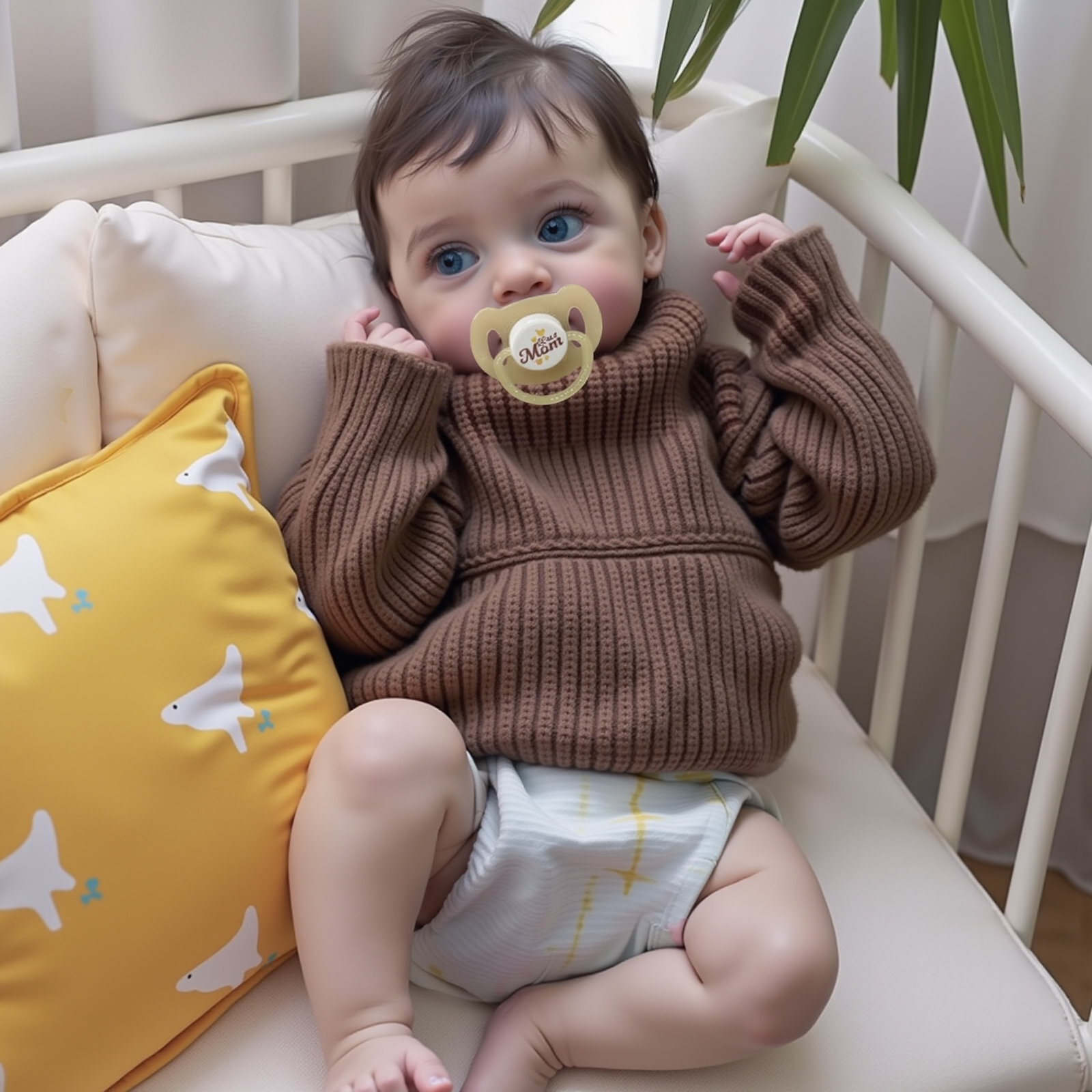 12"&16" Full Body Silicone Baby Newborn Doll Boy or Girl Rubia and ...