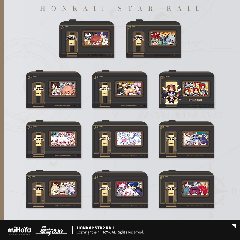 Honkai Star Rail Stickers[Original Honkai Official Merchandise]
