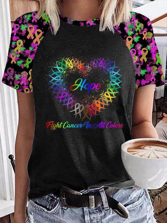 Hope Fight Cancer In All Colors Cancer Awareness