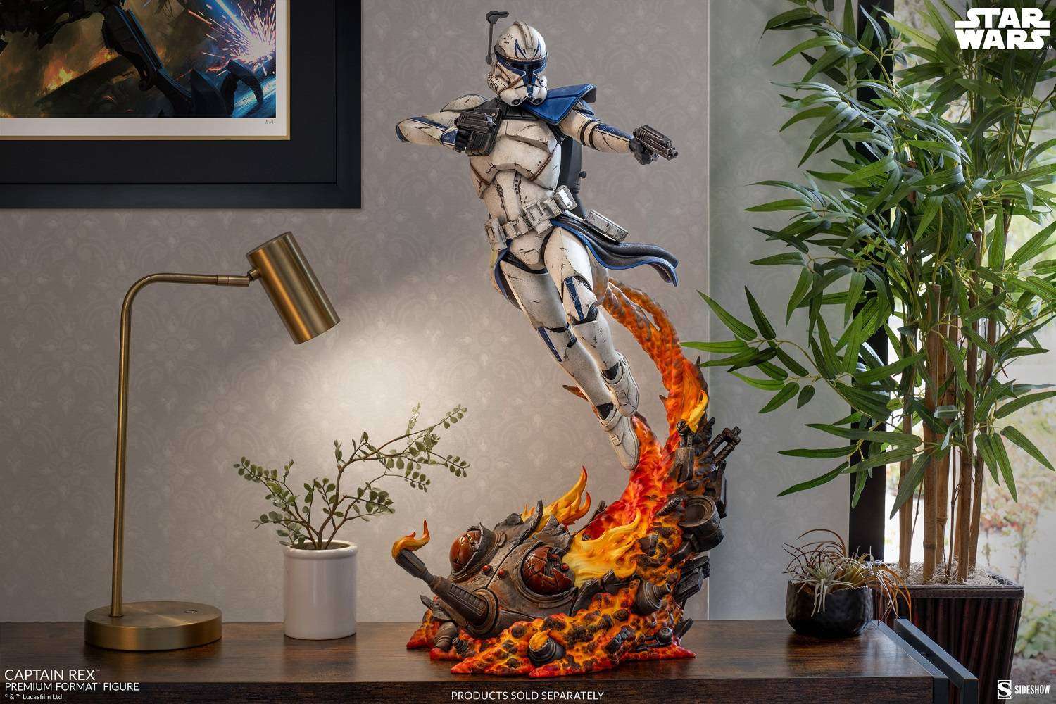 Captain Rex with LED - Star Wars Resin Statue - Sideshow Studio