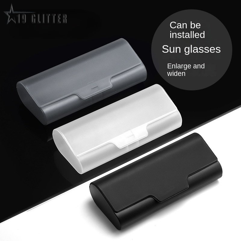 Translucent Plastic Glasses Case Simple Shell Ultralight Glasses Case ...