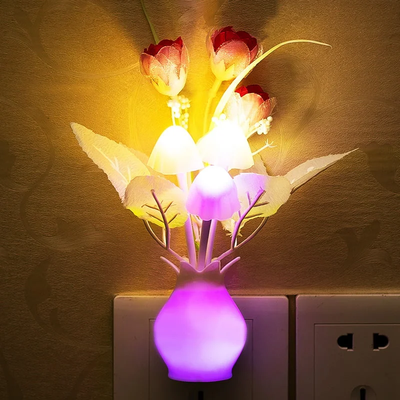 LED Mushroom Multi-color Night Lights