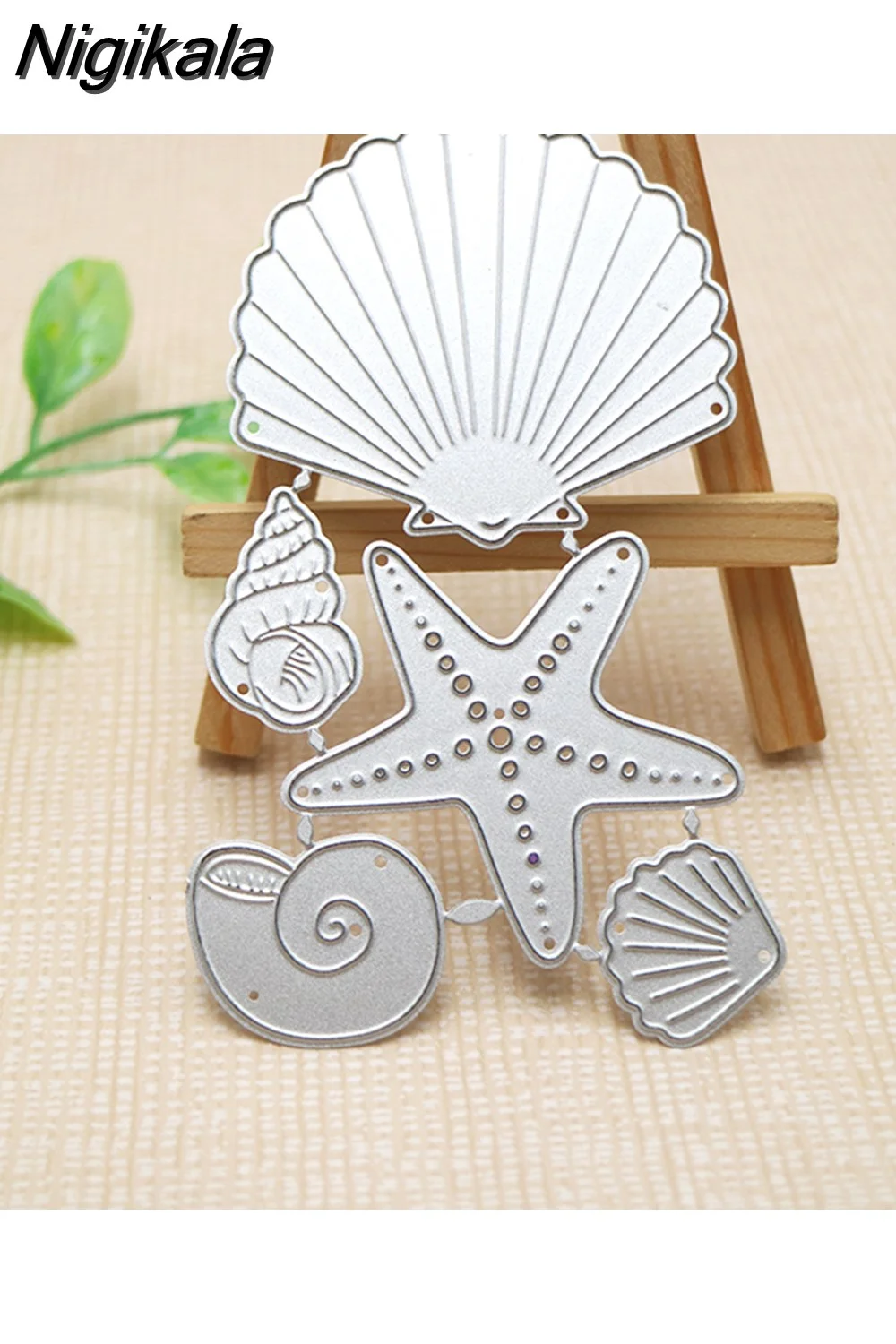 Nigikala Cutting Dies Marine Life Starfish Shell Scrapbook Embossing ...