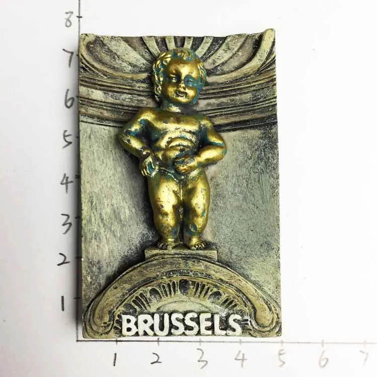 Athvotar Brussels Fridge Magnet Souvenirs Manneken Pis Pee Statue ...