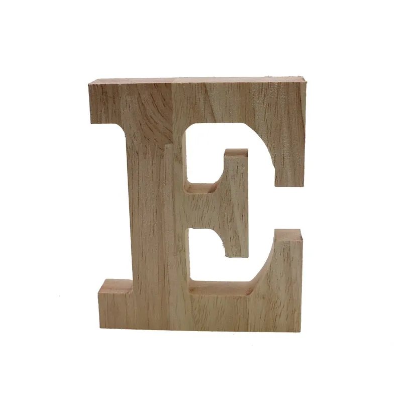 RUNBAZEF Decor Color Wooden Letter 26 Wood English Alphabet Letters ...