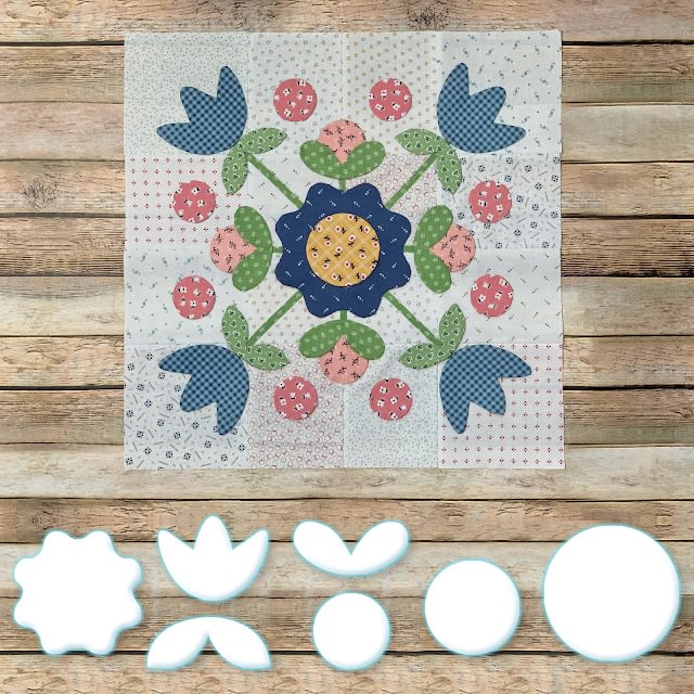 Prairie Meadow Sew Template Set (With Instructions)