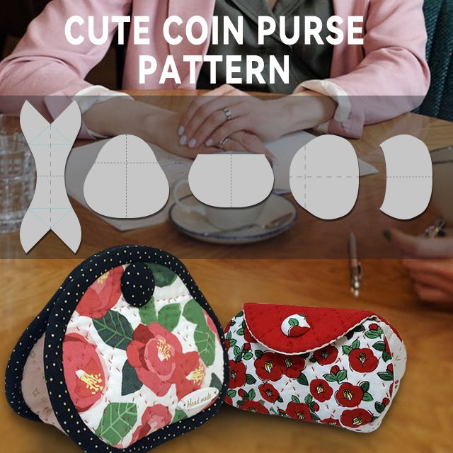 Cute Coin Purse PDF Pattern -With Tutorial