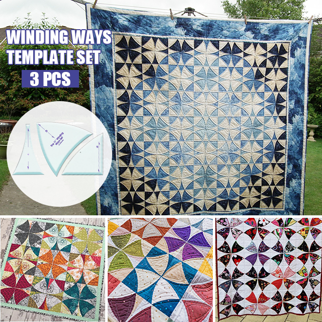 Winding Ways Template Set-With Instructions Winding Ways Template Set-With Instructions