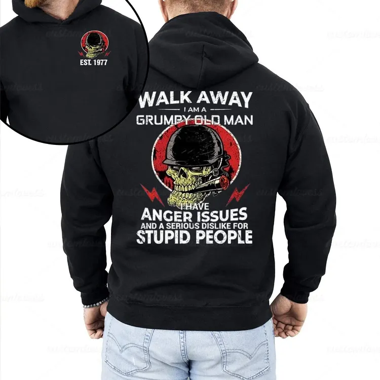 Custom Walk Away Grumpy Old Men Shirt