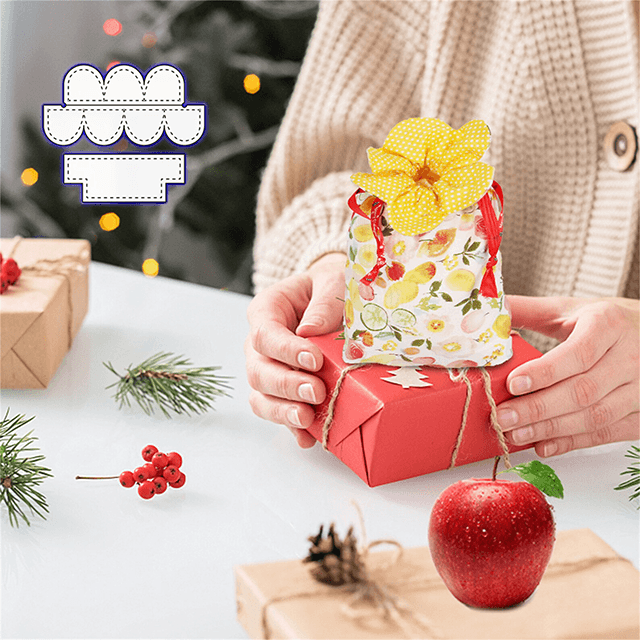 DIY Lucky Flower Pouch Templates