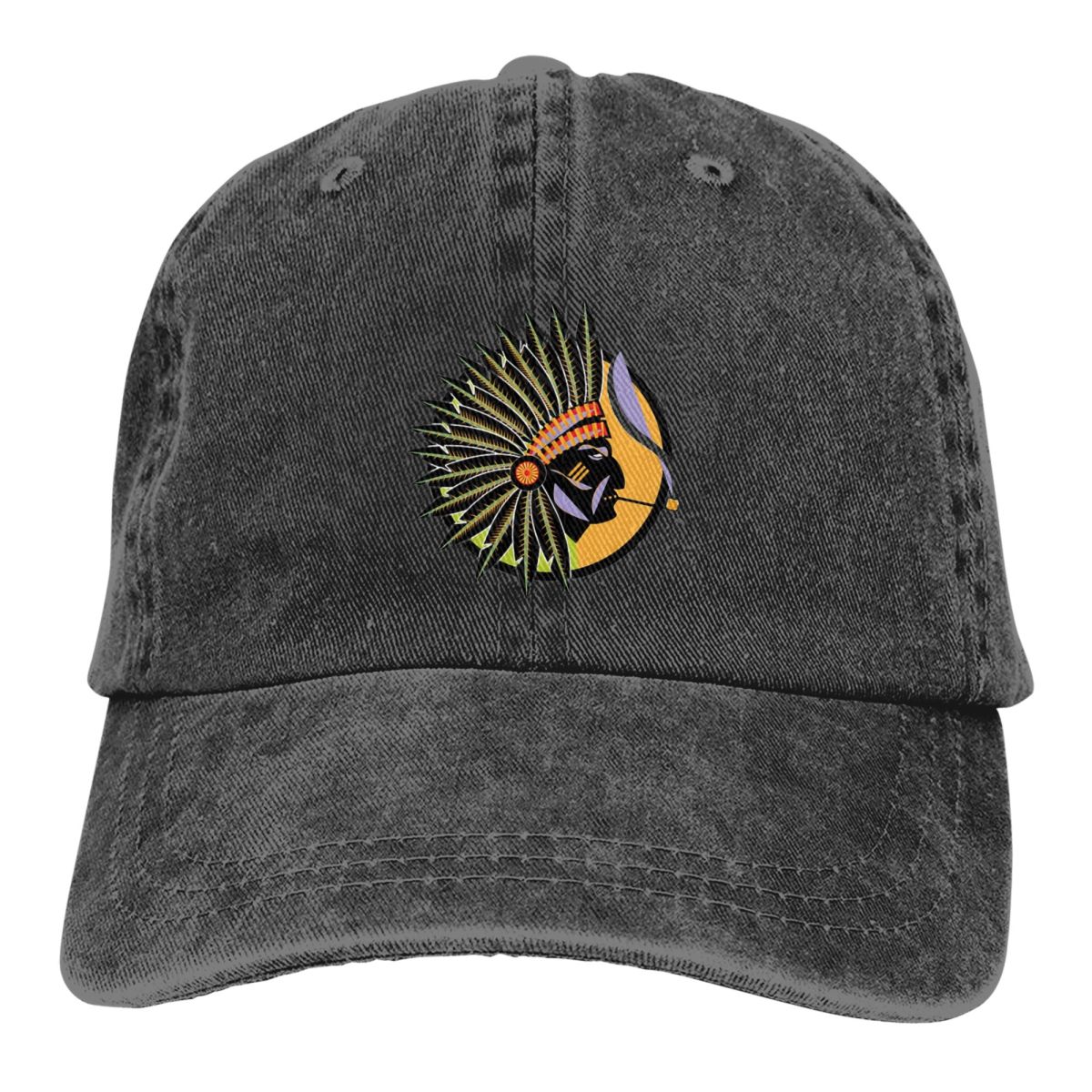 Indian Tribe Multicolor Hat Peaked Womens Cap Indian Chief Personalized ...