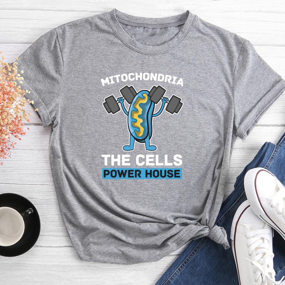 Mitochondria The cells power house Round Neck T-shirt