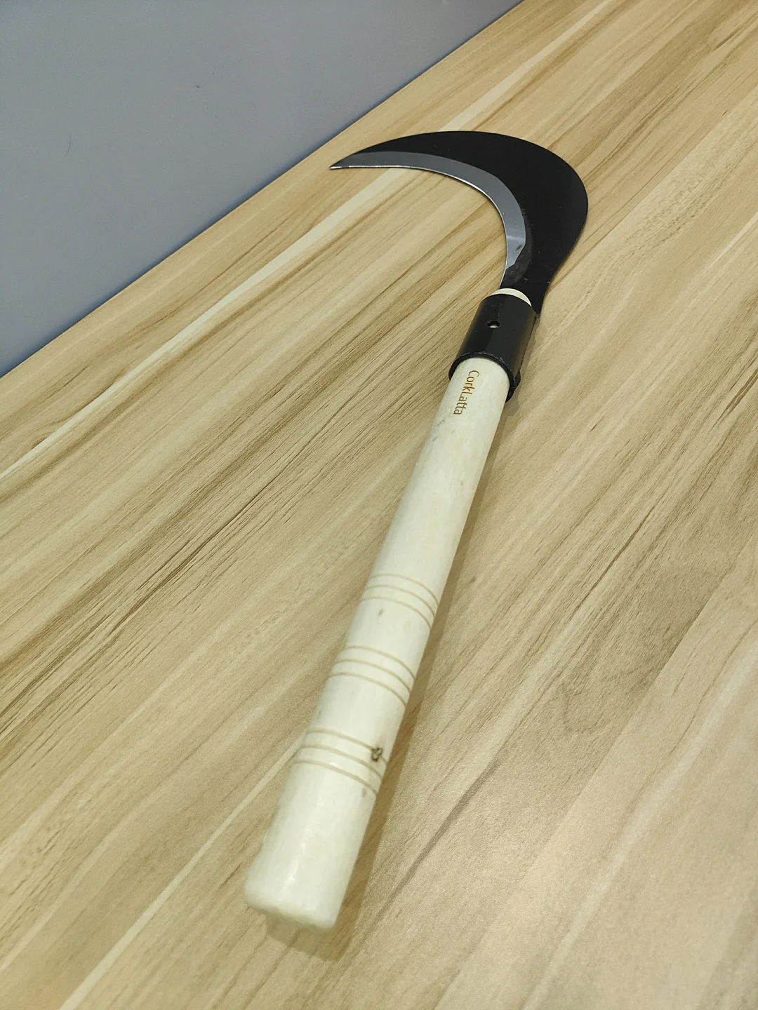 CorkLatta Sickles, Clearing Sickle,Manganese Steel Blade/Hardwood ...