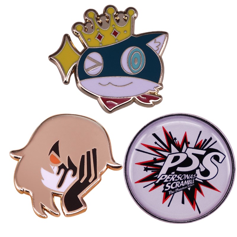 PERSONA Anime Game Hard Enamel Pin Collect Creativity Metal Cartoon ...
