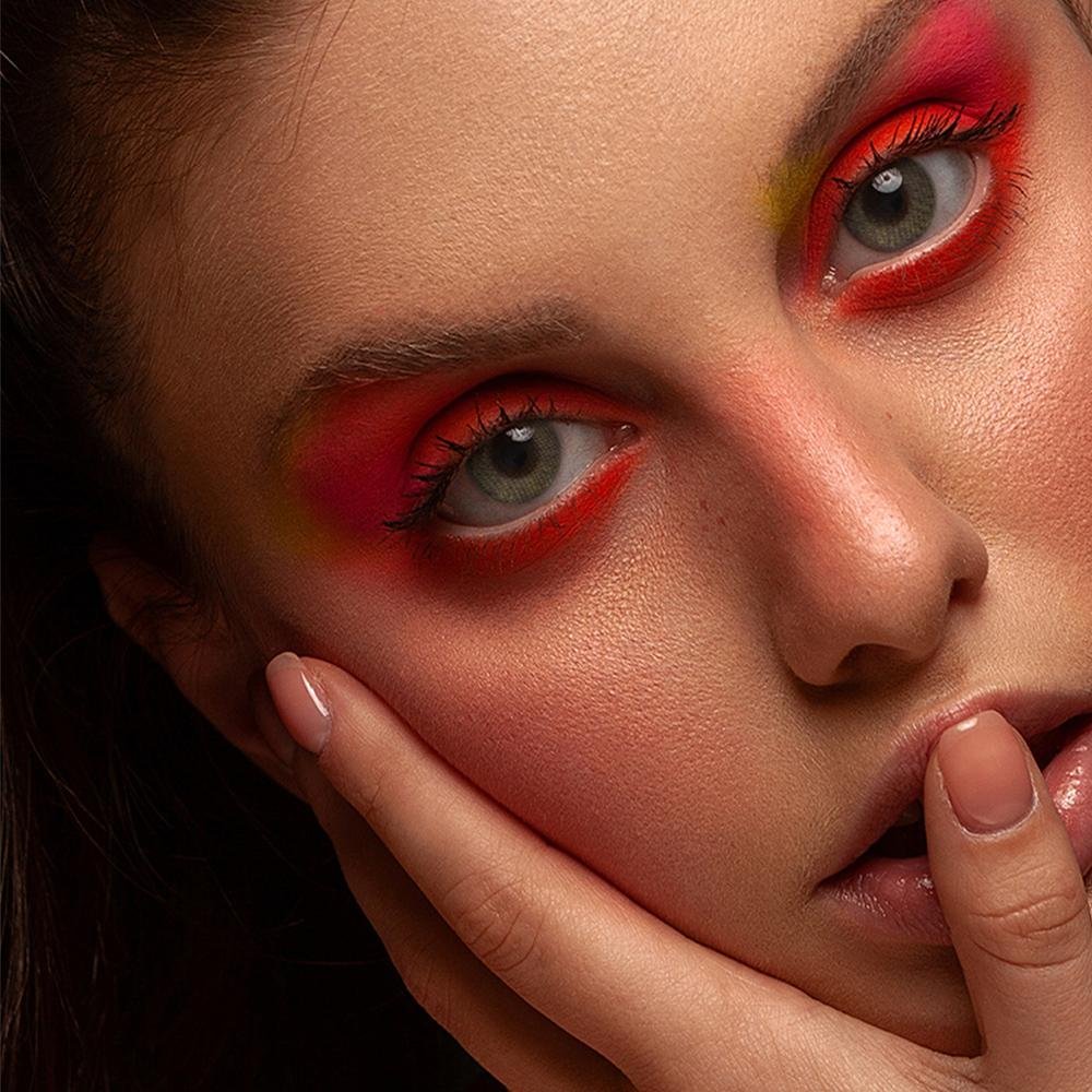 Hidrocor AMBER YELLOW Colored Contact Lenses