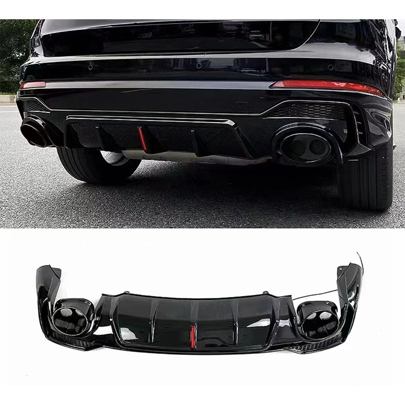 Audi Q3 SQ3 2020-2023 TO LED style Rear Bumper and Diffuser ...