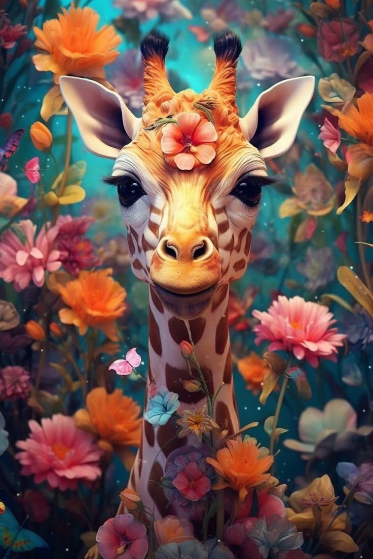 DIY Painting By Numbers | Giraffe - 40*70cm