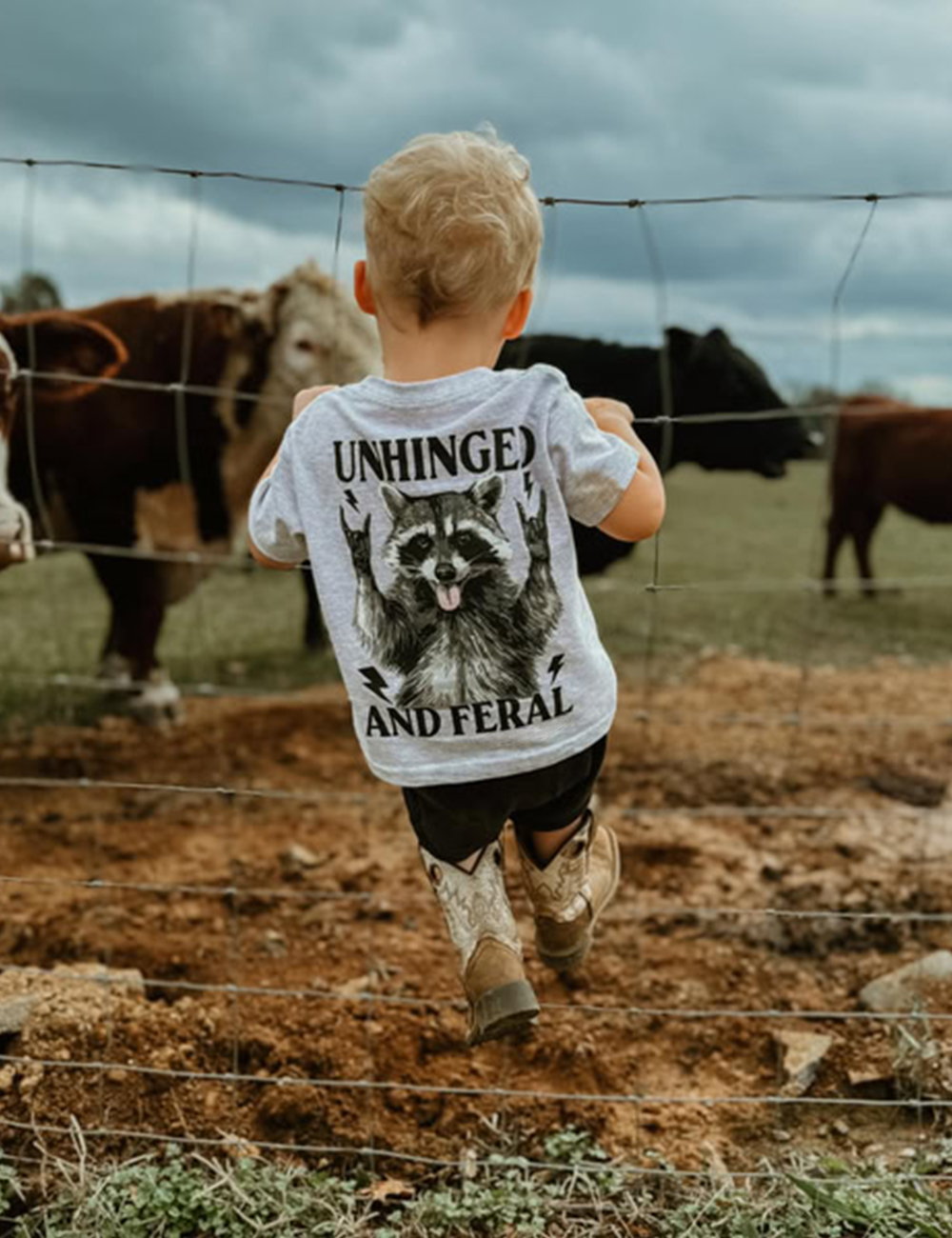 Kid's Unhinged and Feral Racoon T-Shirt