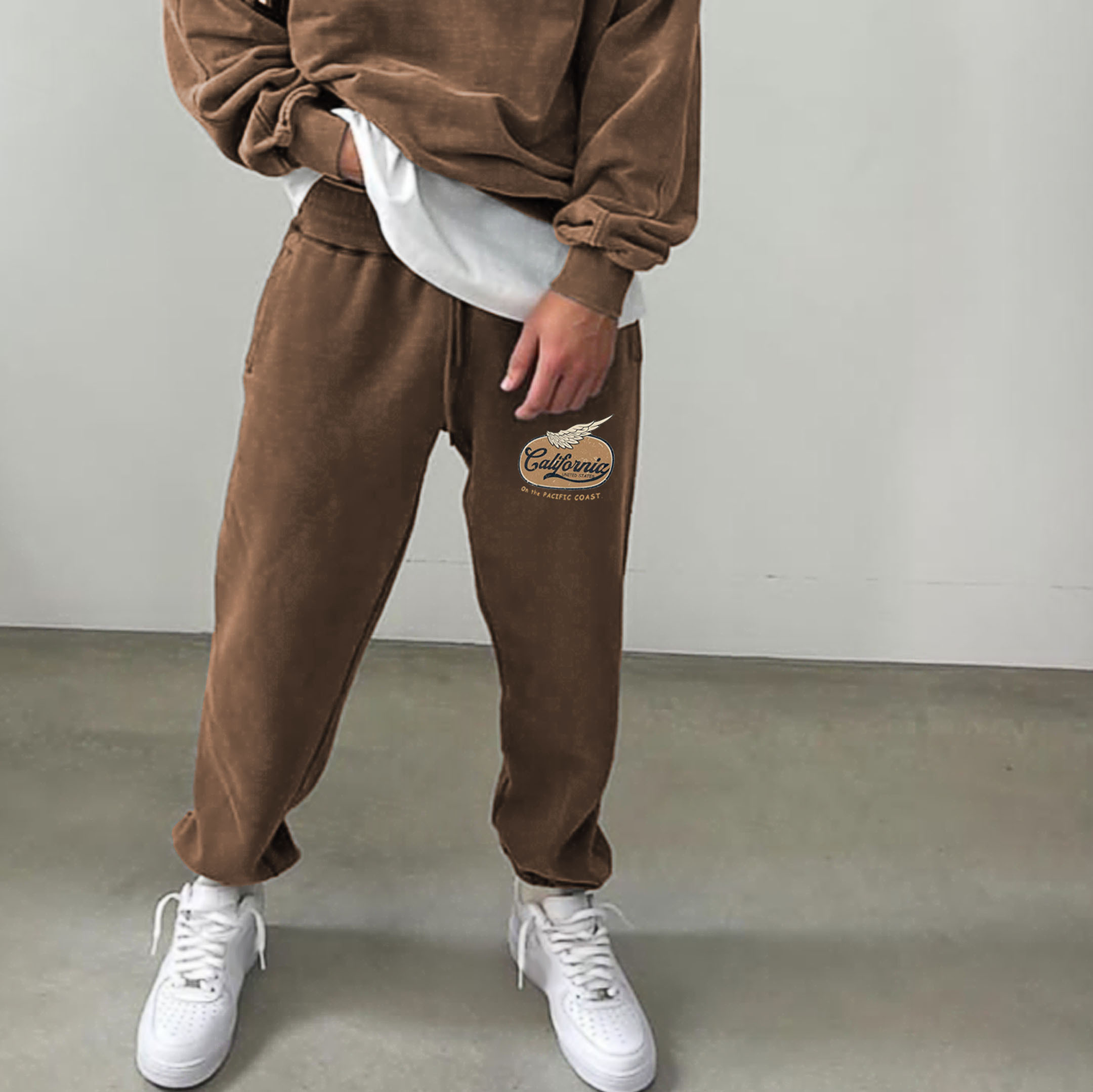 Retro Printed Men's Casual Pants
