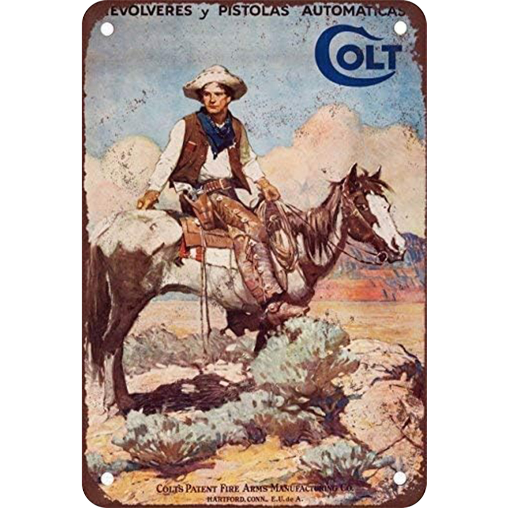 [Big Size]1925 Colt Firearms - Vintage Metal Signs - 30*40cm - Western ...