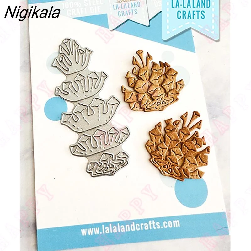 Nigikala Christmas Metal Cut Dies Bell Vocabulary Pine Tree Envelope ...