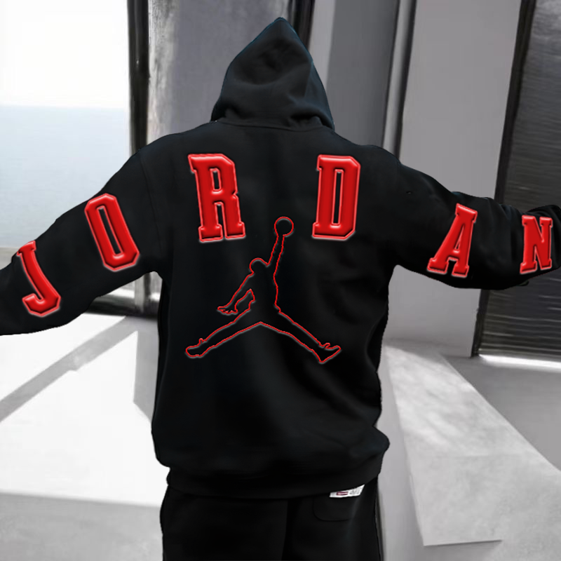 Unisex Vintage Jumpman Casual Oversize Hoodie