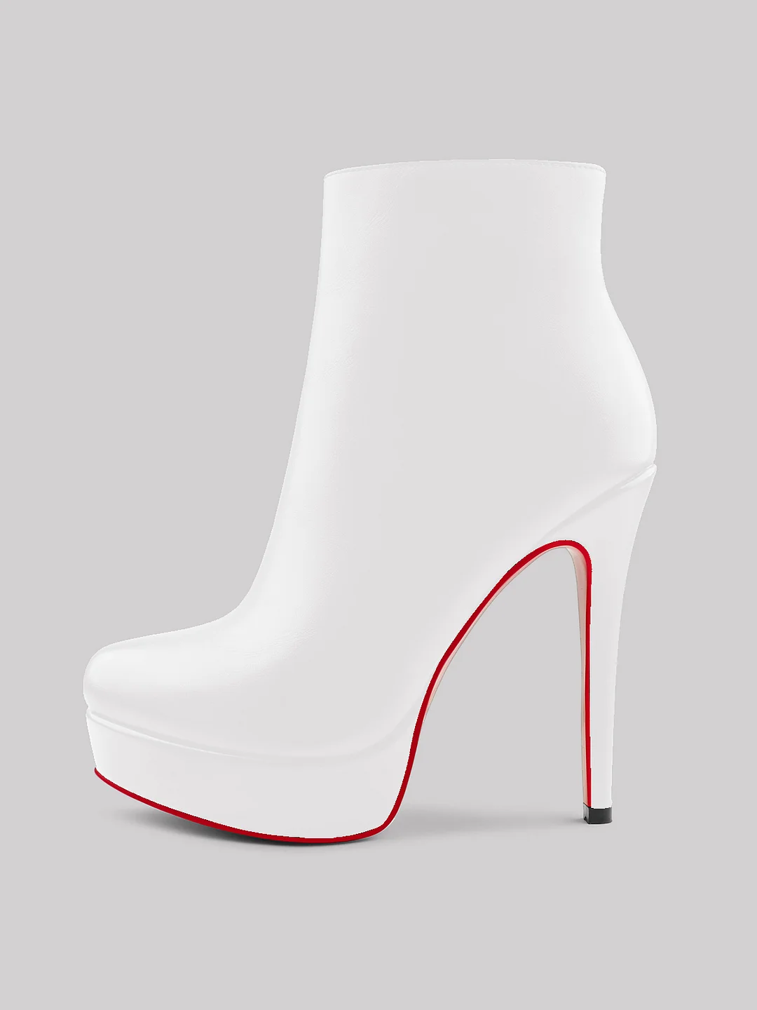 120mm Women's Platform Heels Fashion Bianca Booty Red Bottom Shoes