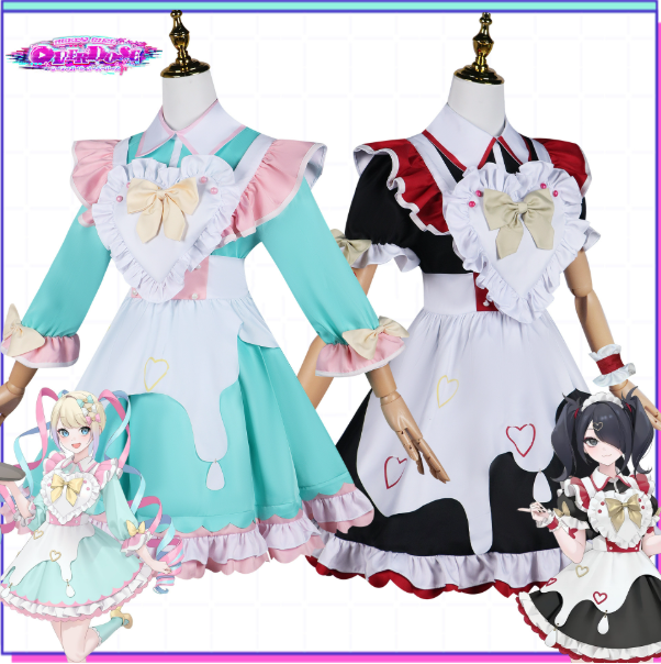 Needy Streamer Overload Maid Costume Sugar cosplay Full set of clothing