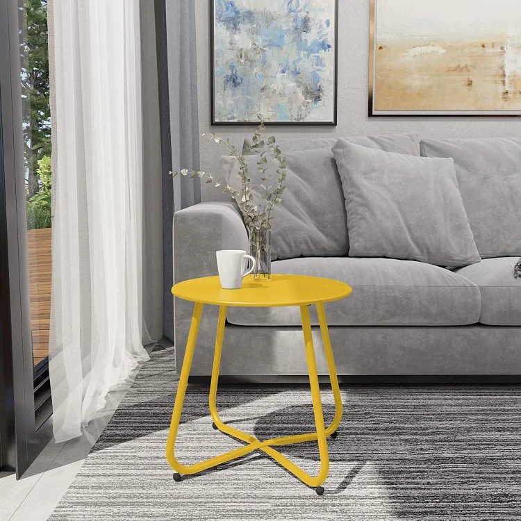 Grand patio steel side table store
