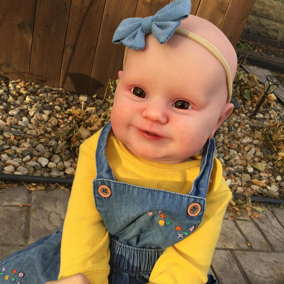 Weighted 20" Realistic Reborn Baby Doll Avah Girl Maddie Full Silicone ...