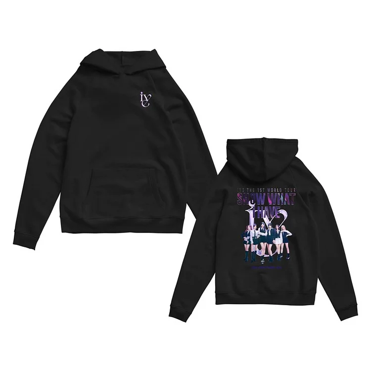IVE World Tour SHOW WHAT I HAVE Logo Graphic Hoodie