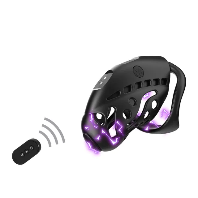 SEVANDA Nautilus Estim Remote Control Chastity Cage