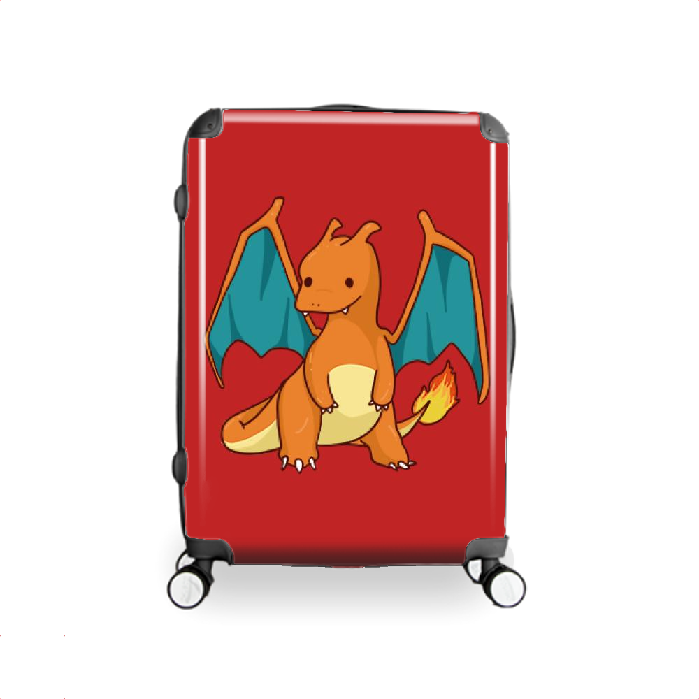 Cute Mega Charizard X, Pokemon Hardside Luggage