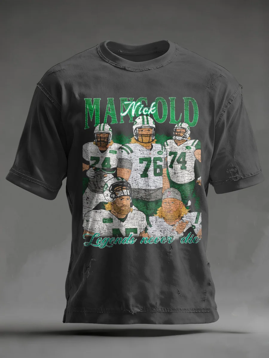 Men's Rip Nick Mangold Printed T-shirt
