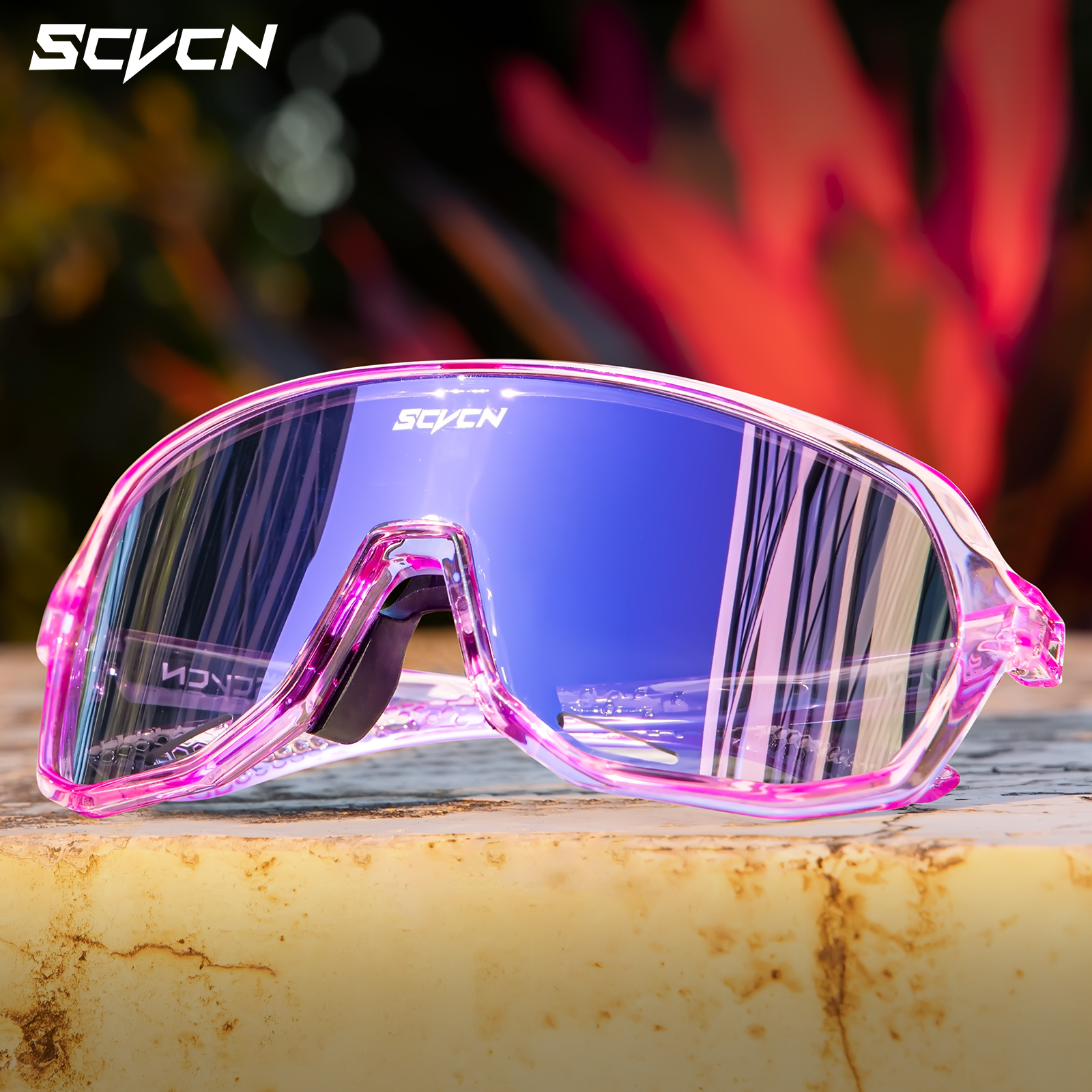 Cycling Sunglasses Photochromic Glasses for Men Sun Mountain Bike Road ...