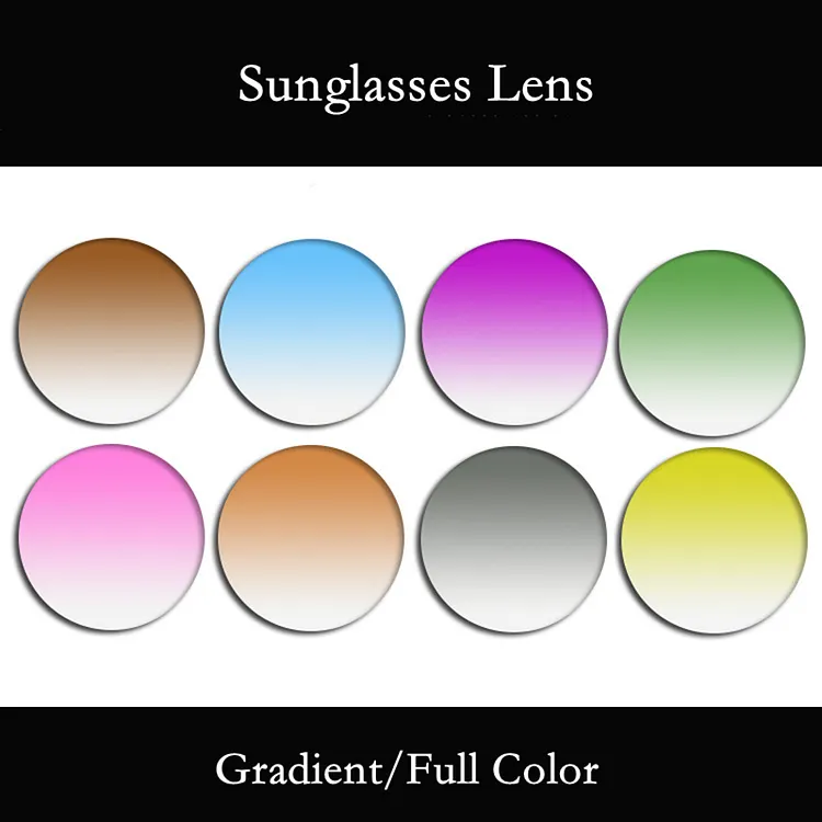 KatKani 1.56/1.61/1.67 Colorful Multicolor Sunglasses Non-polarized ...