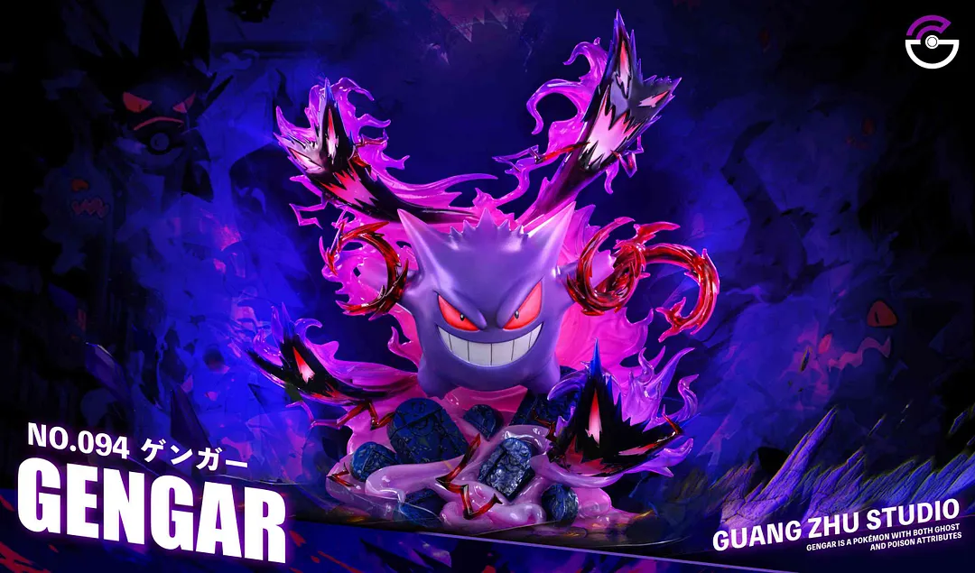 Gengar Family 001 Gengar - Pokemon Resin Statue - GuangZhu Studio