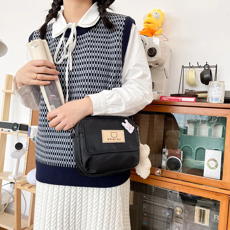 ULZZANG BROWN BEAR SHOULDER BAG