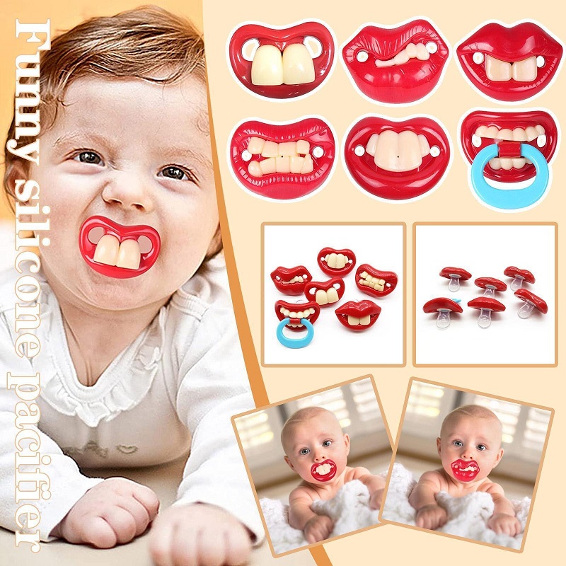 Funny Teeth Baby Pacifiers - Buy 3 Get 3 Free Now!