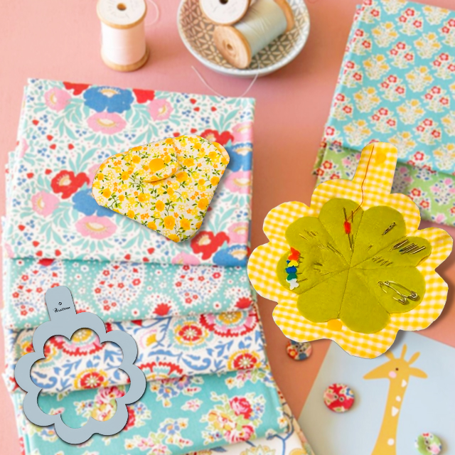 Heart-Shaped Sewing Needle Organizer Pattern Template - Tutorial Included