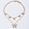 MULTI LAYER BUTTERFLY NECKLACE